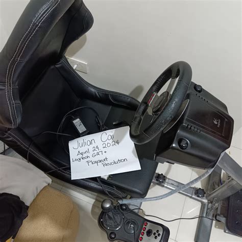 Logitech G Play Seat Revolution Racing Simulator Hobbies Toys Toys Games On Carousell