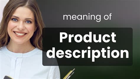Understanding "Product Description": A Guide for English Language Learners - YouTube