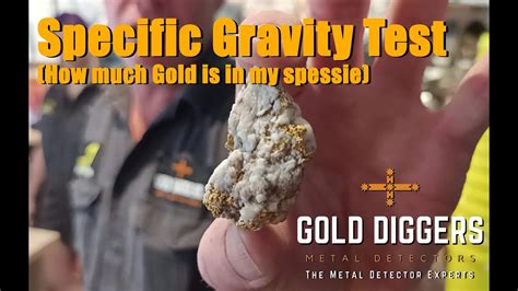 Specific Gravity Test How Much Gold Is In My Specie Youtube