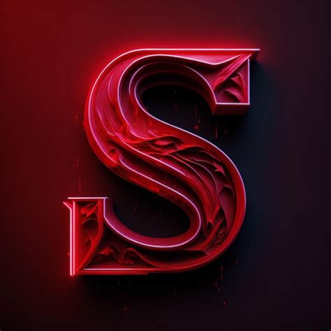 The Letter S In Red