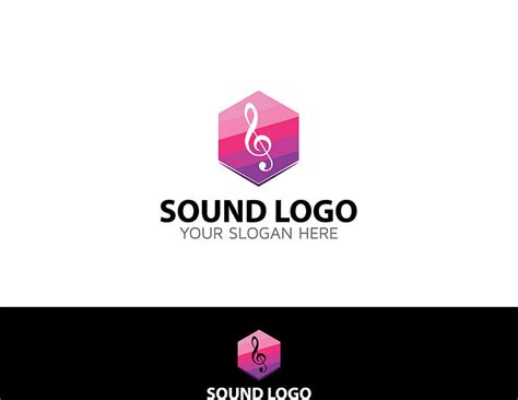 사운드 로고 벡터 Ai Eps Uidownload