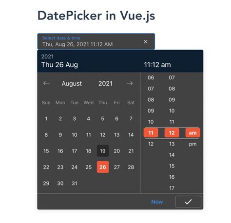 Comparing Vuejs Date Pickers Logrocket Blog