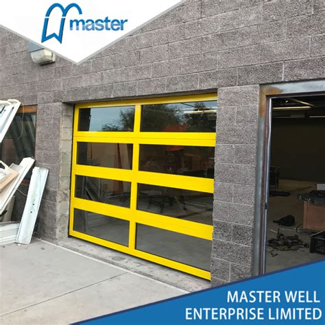 10x10 Modern Insulated Glass Alumium Garage Door From China