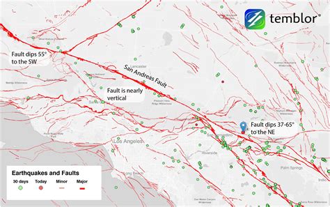 San Andreas Fault In California Map At Lewis Powell Blog