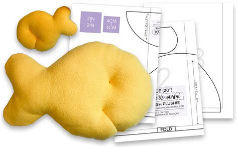 Goldfish Plushie Free Sewing Pattern In 2 Sizes Video Tutorial