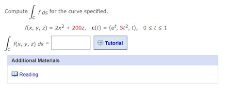 Solved Compute Cfds For The Curve Specified Chegg