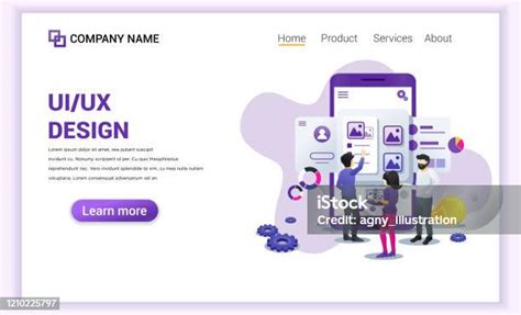 문자와 텍스트 장소와 Ui Ux 디자인의 현대 평면 디자인 개념 배너 인포 그래픽 모바일 앱 방문 페이지 웹 디자인 템플릿에 사용할 수 있습니다 플랫 벡터 일러스트레이션 0