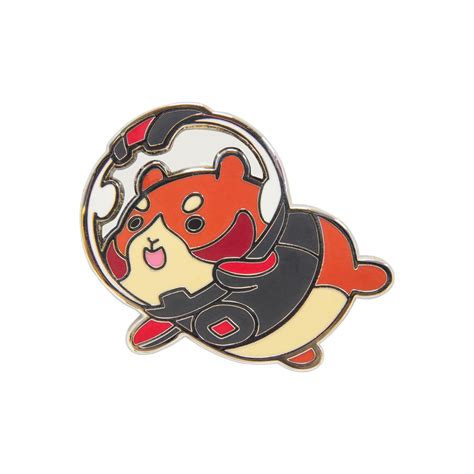 Mass Effect Space Hamster Clear Enamel Pin