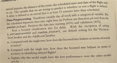 Solved Solve Using Python Code133 ﻿predicting Delayed