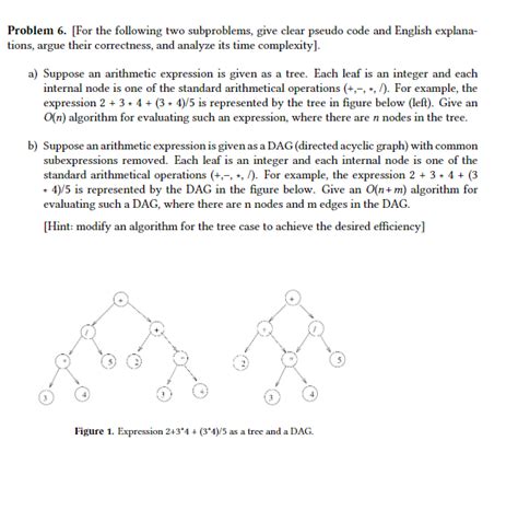 Solved Problem 6 For The Following Two Subproblems Give