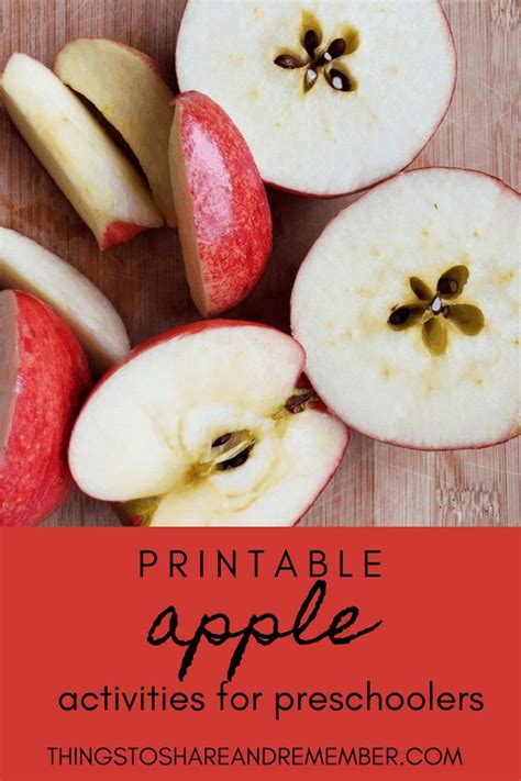 Printable Apple Activities