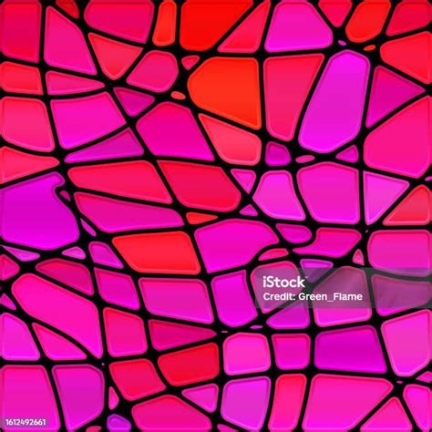 Abstract Vector Stainedglass Mosaic Background Stock Illustration Download Image Now