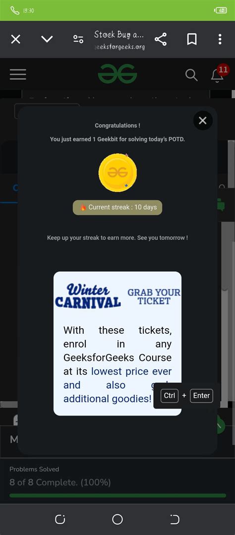 Khushi Keshari On Linkedin Gfg160 Geekstreak2024 Geeksforgeeks