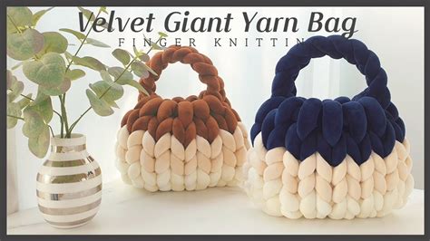 3컬러 자이언트 얀 배색 가방 만들기 초보자도 만드는 쉽고 자세한 튜토리얼 자이언트얀 가방 만두가방 손뜨개 가방 망고가방 Easy Tutorial