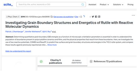 Investigating Grain Boundary Structures And Energetics Of Rutile With