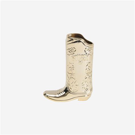 스투시 메탈 부츠 라이터 케이스 브래스 Stussy Kream