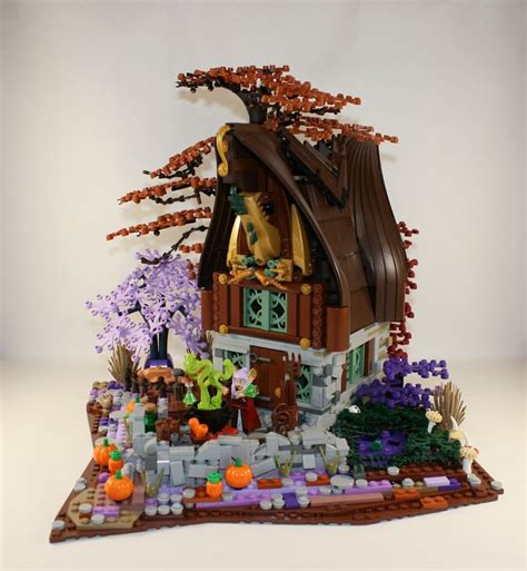 Lego Ideas The Elf Witch Cottage Lego Elven Village Lego Witch
