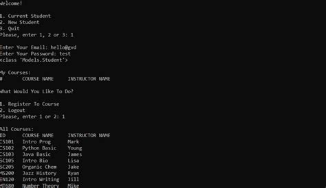 Student Management In Python With Source Code Source Code And Projects