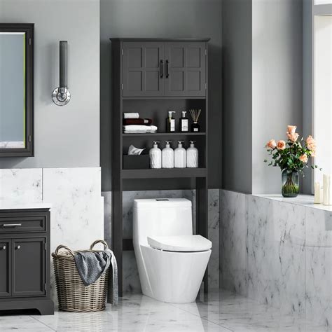 Modern Bathroom Cabinet Over Toilet Black Design