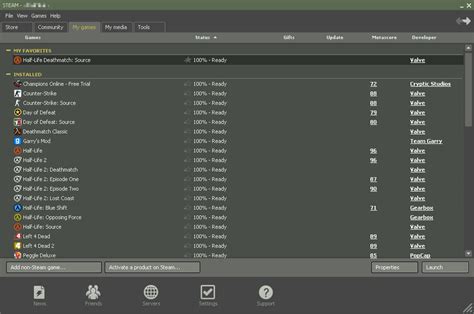 Found This Nostalgic Screenshot Of The Old 2010 Steam Ui On My Old
