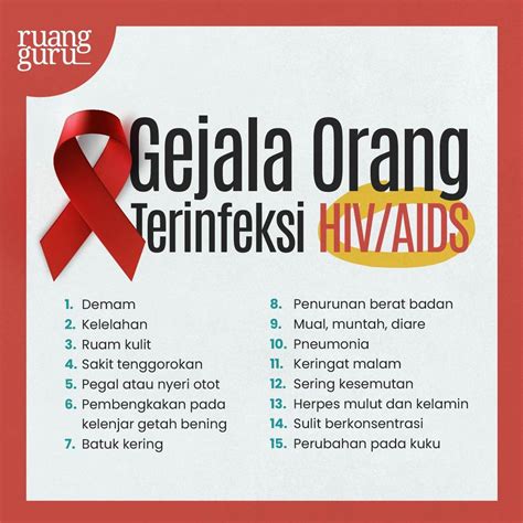 Hiv Aids Ciri Ciri Dan Gejalanya Waspada Jika Terserang