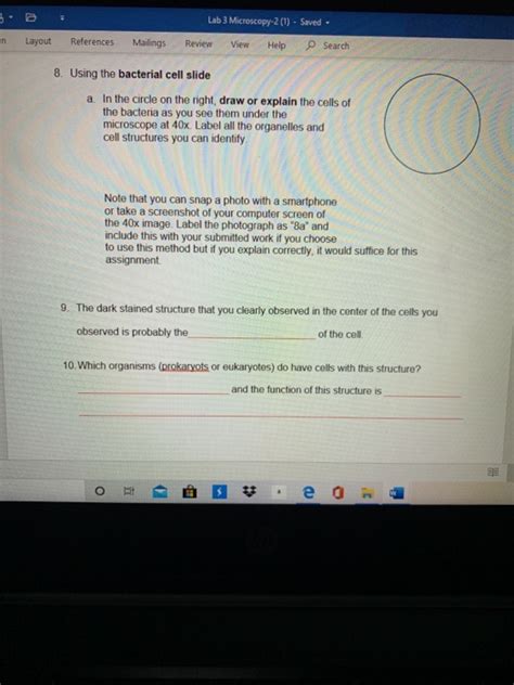 Lab Microscopy Saved Design Layout Chegg