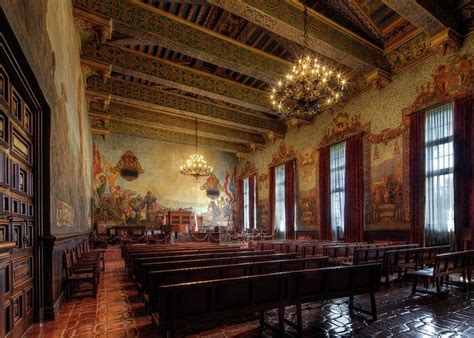 The Mural Room Santa Barbara County Historic Courthouse Greeting Card
