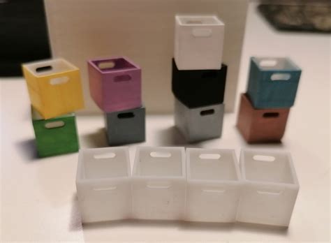 1 24 Scale Kallax Boxes Etsy