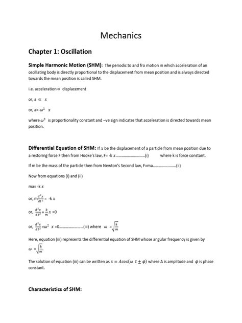 Physics Old Pdf Damping Oscillation