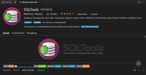 Como Integrar O Vscode Com Sql Server Terminal De Informação