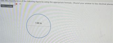 Solved Find The Circumference Of The Following Figure By Chegg