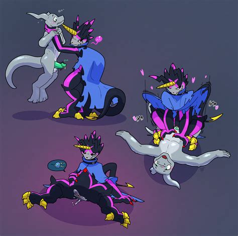 Rule 34 Anthro Argon Vile Asphyxiation Bandai Namco Bodily Fluids