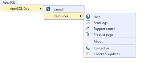 ApexSQL Doc Screen Shot Tour