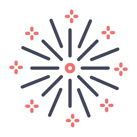 Premium Vector Firework Vector Illustration Style