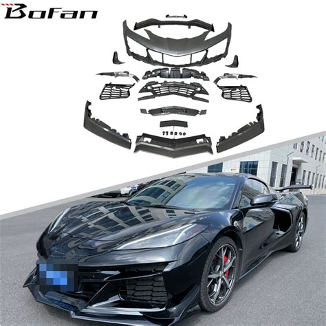Auto C8 Z06 Style Front Bumper Modification For Chevrolet Corvette