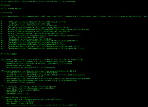 Error In Flutter Update On Mac Super User