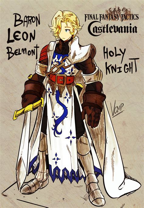 Leon Belmont In Tactics Style Fantasyvania By Domesticvamp On Deviantart
