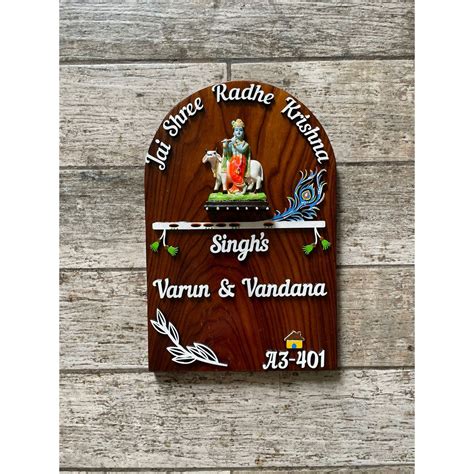 Handmade Acrylic Nameplates India Custom Durable Designs