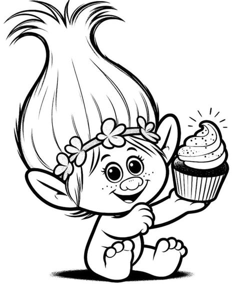 Trolls Coloring Pages Poppy 2025