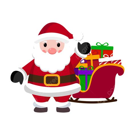선물 상자와 크리스마스 산타 클로스 크리스마스 겨울 산타 클로스 Png 일러스트 및 벡터 에 대한 무료 다운로드 Pngtree