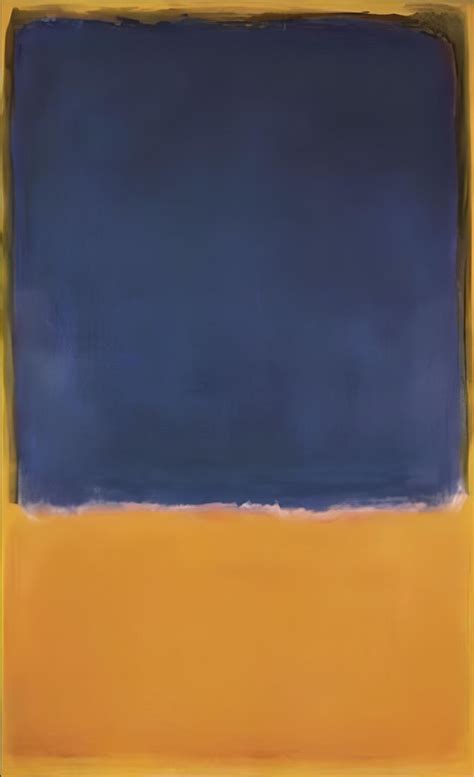 Rothko Abstract Wall Art Painting On Canvas Ready To Hang Mark