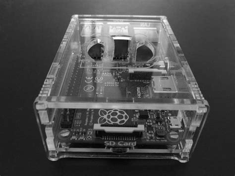 Laser Cut Raspberry Pi B Plus Acrylic Case Design Vector File Vectors