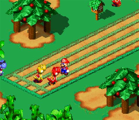 Red Yoshi Over Pink Yoshi In Super Mario Rpg Snes Romhack Romhack Plaza