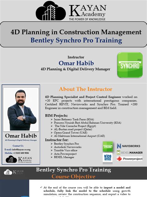 4d Planning Course Synchro Pro 2022 Kayan Pdf 3 D Computer