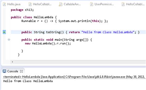 Trying Out Lambda Expressions In The Eclipse IDE