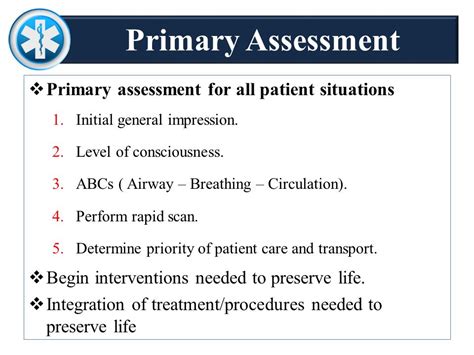 The Initial Assessment Reveals A Conscious Patient