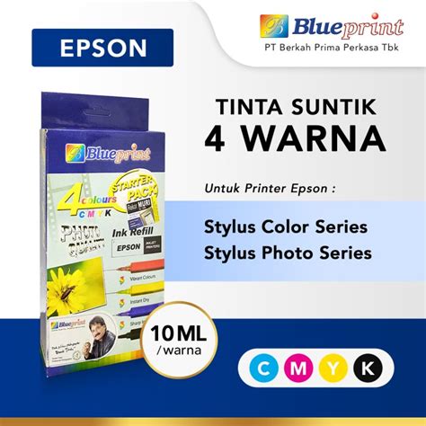 Jual Tinta Suntik Tinta Refill Staterpack Epson Blueprint For Printer Epson Jakarta Utara