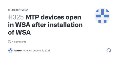 MTP Devices Open In WSA After Installation Of WSA Issue 325 Microsoft WSA GitHub