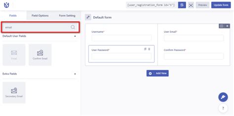 Getting Familiar With User Registration And Membership Form Fields User