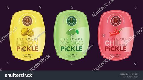 pickle label template download vector royalty free ar